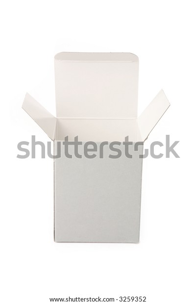 Open Box White Background Stock Photo 3259352 | Shutterstock