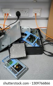 Open Computer Being Repaired Stock Photo 1309766866 | Shutterstock