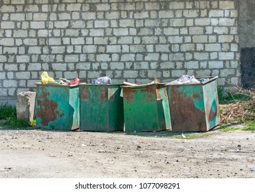 Open Containers Garbage Problems Garbage Disposal Stock Photo ...
