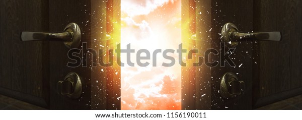 Open Door Magic Stock Photo (Edit Now) 1156190011