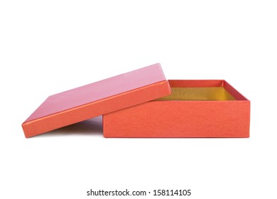 Open Empty Box Side View Isolated Stock Photo 158114105 | Shutterstock
