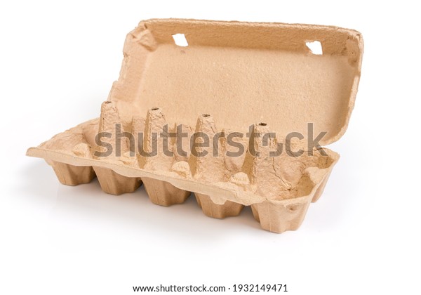Open Empty Egg Carton Ten Eggs Stock Photo 1932149471 | Shutterstock