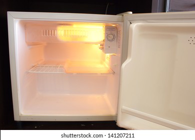 Open Empty Mini Fridge Stock Photo 141207211 | Shutterstock