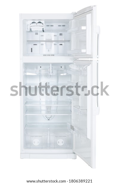 Open Empty Mini Fridge Refrigerator Isolated Stock Photo 1806389221 ...