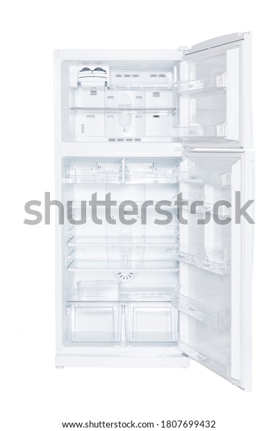 Open Empty Mini Fridge Refrigerator Isolated Stock Photo 1807699432 ...