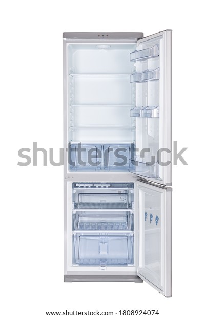 Open Empty Mini Fridge Refrigerator Isolated Stock Photo 1808924074 ...