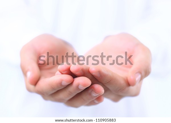 Open Hands Man Stock Photo 110905883 | Shutterstock