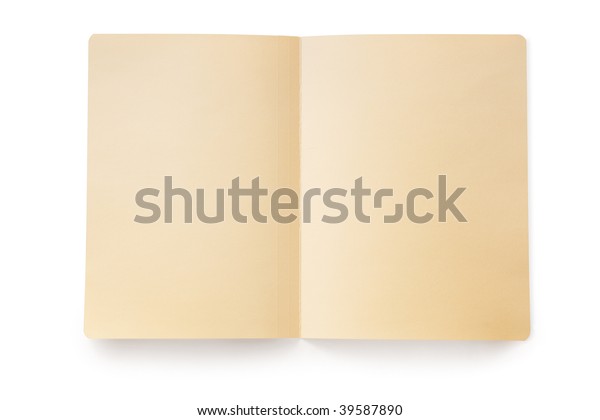 Open Manila Folder Casting Shadow Over Stock Photo 39587890 | Shutterstock