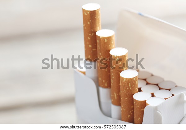 Open Pack Cigarettes Stock Photo 572505067 | Shutterstock