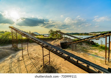 Open Pit Mining Processing Plant Crushed Stock Photo 733999117 ...