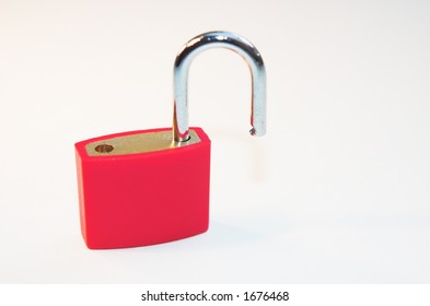 Open Red Padlock Stock Photo 1676468 | Shutterstock