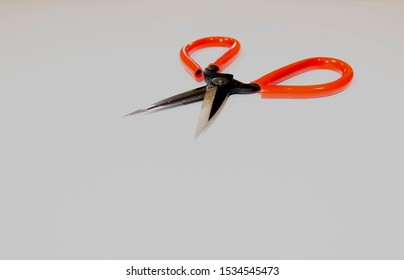 Open Scissors Perspective View Red Stock Photo 1534545473 | Shutterstock