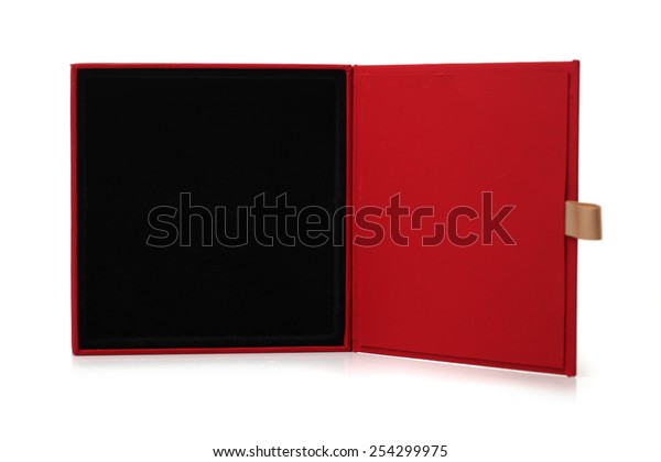 Opened Case Isolated On White Background Stok Fotoğrafı 254299975 ...