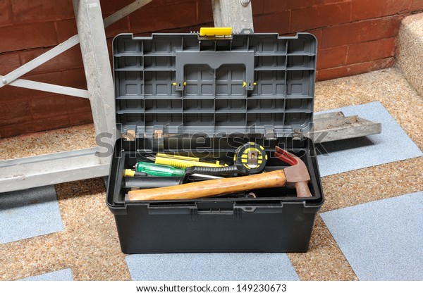 Opened Construction Toolbox Stock Photo 149230673 | Shutterstock