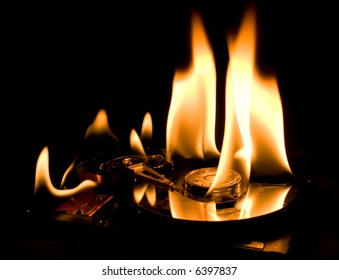454 Hard drive fire Images, Stock Photos & Vectors | Shutterstock