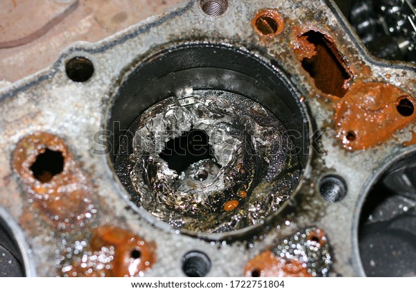 Opening Engine Broken Valves That Hit Stock Photo 1722751804 | Shutterstock