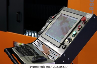 Operator Console Cnc Laser Cutting Machine Stock Photo 2175307577 ...