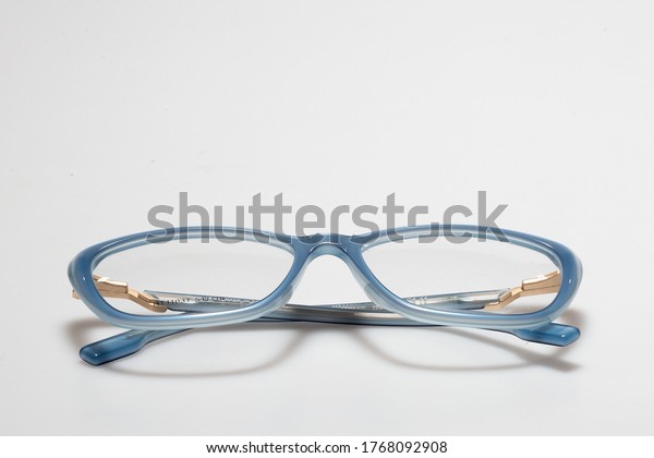Optical Glasses Different Angles On White Stock Photo 1768092908 ...