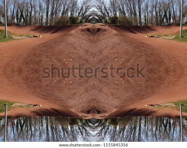 Optical Illusion Some Bumpy Pathways Illusion Stock Photo 1155845356 ...