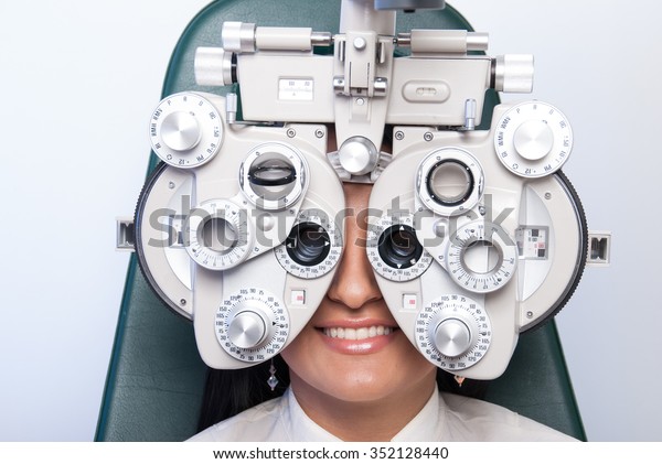 Optometry Machine Vision Stock Photo (Edit Now) 352128440
