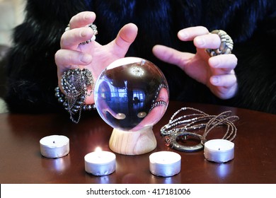 Oracle Predict Future Cristal Ball Stock Photo (Edit Now) 501255838