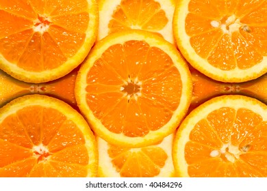 Background Orange Juicy Oranges Divided Half Stock Photo (Edit Now ...