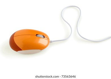 Orange Computer Mouse Isolated On White Stock Photo 73563646 | Shutterstock