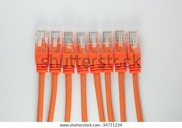 Orange Net Cables Stock Photo 34711234 | Shutterstock