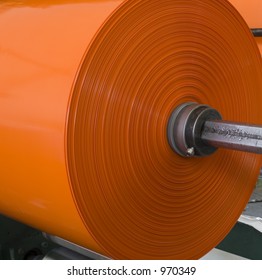 Orange Polyethylene Roll Stock Photo 970349 | Shutterstock