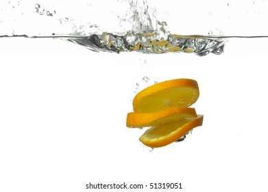 Orange Slice Splash Stock Photo 51319051 | Shutterstock