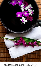 Orchids Spa Setting Stock Photo 78254401 | Shutterstock
