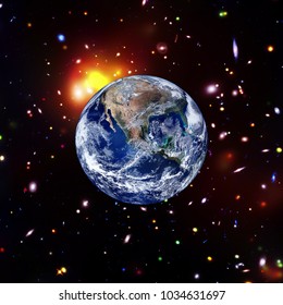 Our Unique Planet Space Elements This Stock Photo 1034631697 | Shutterstock