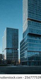 Create Photo Tall Modern Glass Buildings AI-generated image 2574566207 ...