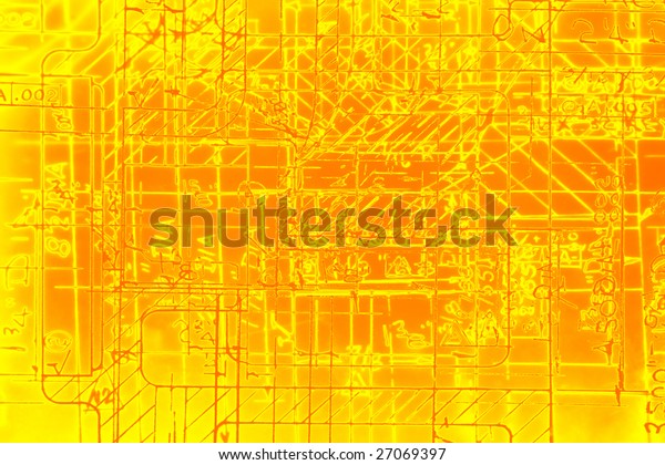 Overlay Engineering Drawings Stock Photo 27069397 | Shutterstock