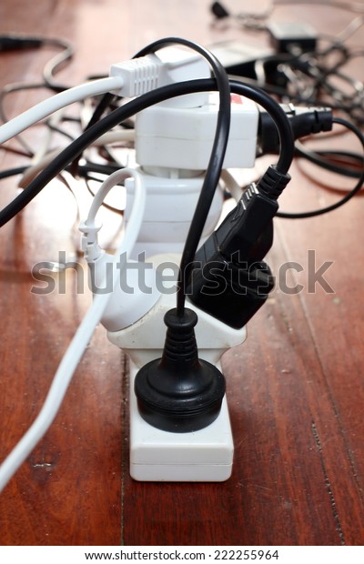 Overloaded Power Plug Stock Photo 222255964 | Shutterstock