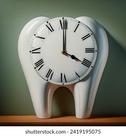 Minimalist Numberless Wall Clock Hospital Setting AI-generated image ...