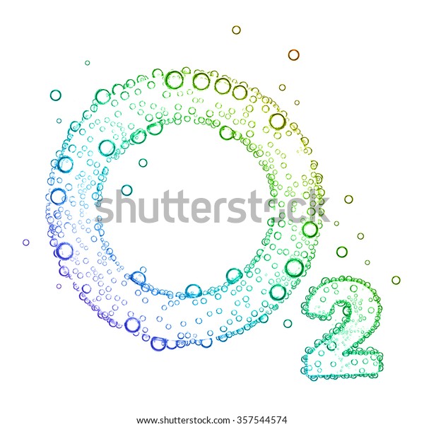 Photo de stock bulles d'oxygène O2 357544574 | Shutterstock
