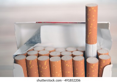 Peel Off Cigarette Pack Prepare Smoking Stock Photo 1285801324 ...