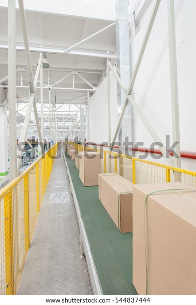 Packed Electrical Engineering Cardboard Boxes On Stock Photo 544837444 ...