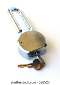 Pad Lock Keys Inserted Stock Photo 528528 | Shutterstock