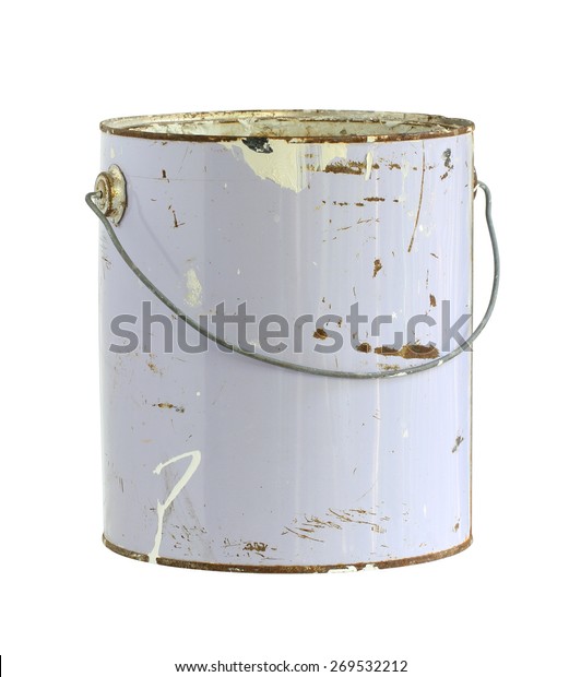 Paint Can Clipping Path Isolated On Stock Photo 269532212 | Shutterstock
