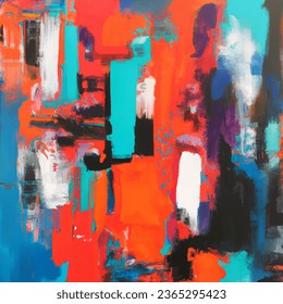 「Modern Abstract Contemporary Art Abstract Colored」のAI生成画像、2413443599 ...