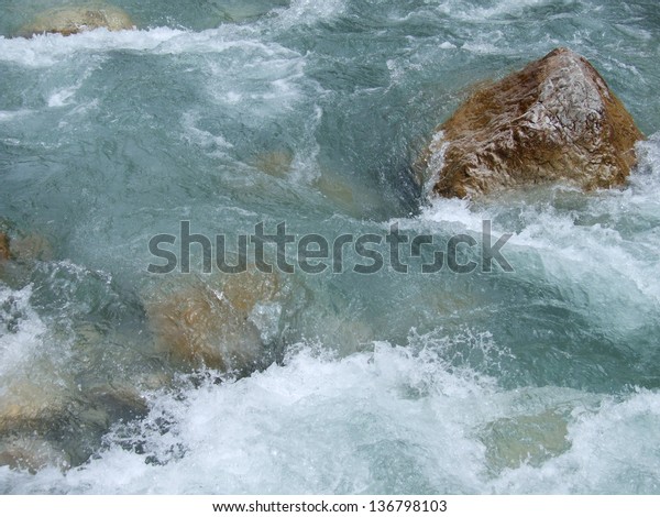 Pale Blue Stream Stock Photo 136798103 | Shutterstock
