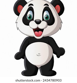 Cute Panda 3d Panda Happy Face AI-generated image 2371127119 | Shutterstock