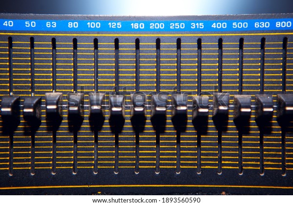 Panel Hardware Graphic Equalizer Device Sound Stock Photo 1893560590 ...
