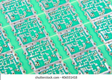 Panelized Electronic Pcbs Prepared Assembling Stock Photo 406551418 ...