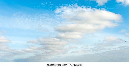 Panorama Sky Texture Background Cloudscopy Space Stock Photo 727135288 ...