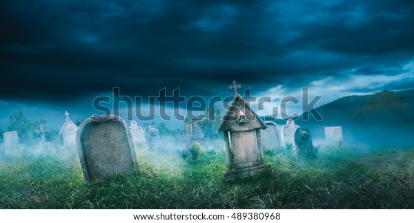 49 Graveyard Night Wide Images, Stock Photos & Vectors | Shutterstock