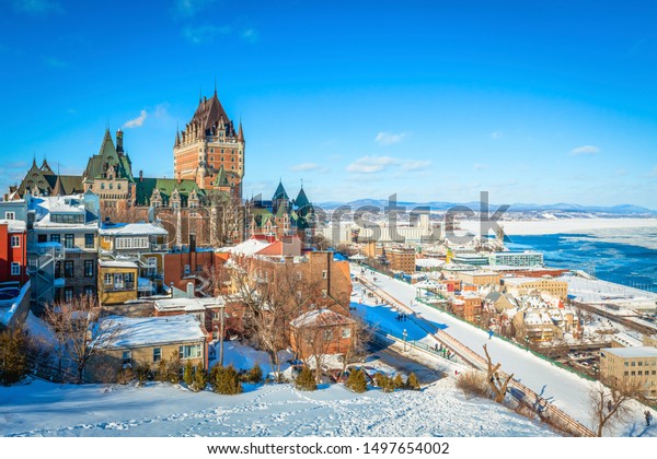 Panoramic Cityscape View Old Quebec City Stock Photo (Edit Now) 1497654002