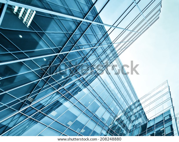 Panoramic Perspective Wide Angle View Steel Stock Photo 208248880 ...